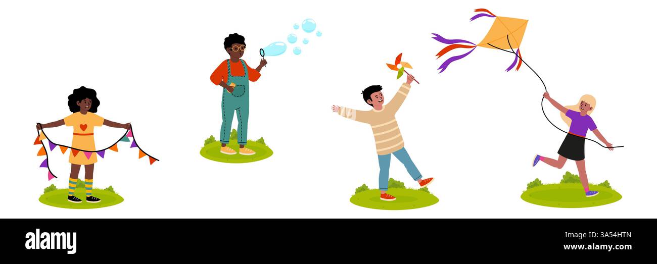 Enjoying the afternoon Stock Vector Images - Alamy