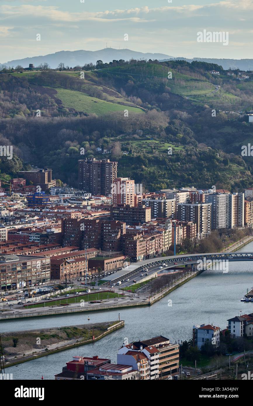 03-07-2025, Bilbao, Vertical view of Bilbao, Basque Country Stock Photo ...