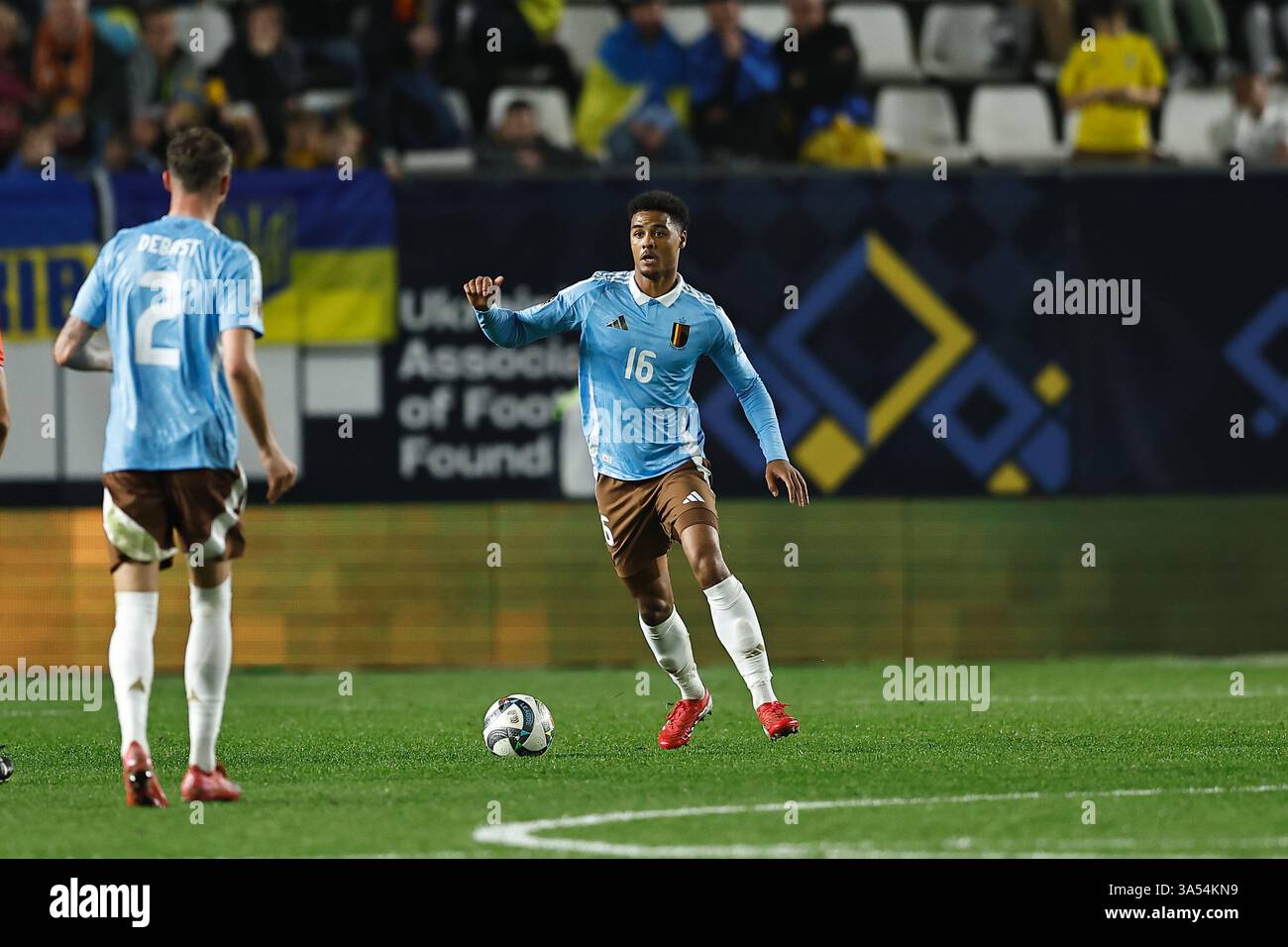 Murcia, Spain. 20th Mar, 2025. Koni De Winter (BEL) Football/Soccer ...