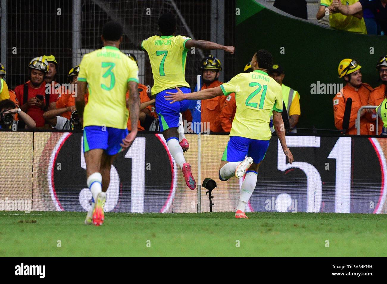 Vinicius junior brazil celebrates hi-res stock photography and images ...