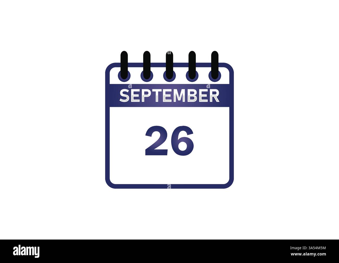 September 26 date Cut Out Stock Images & Pictures - Alamy