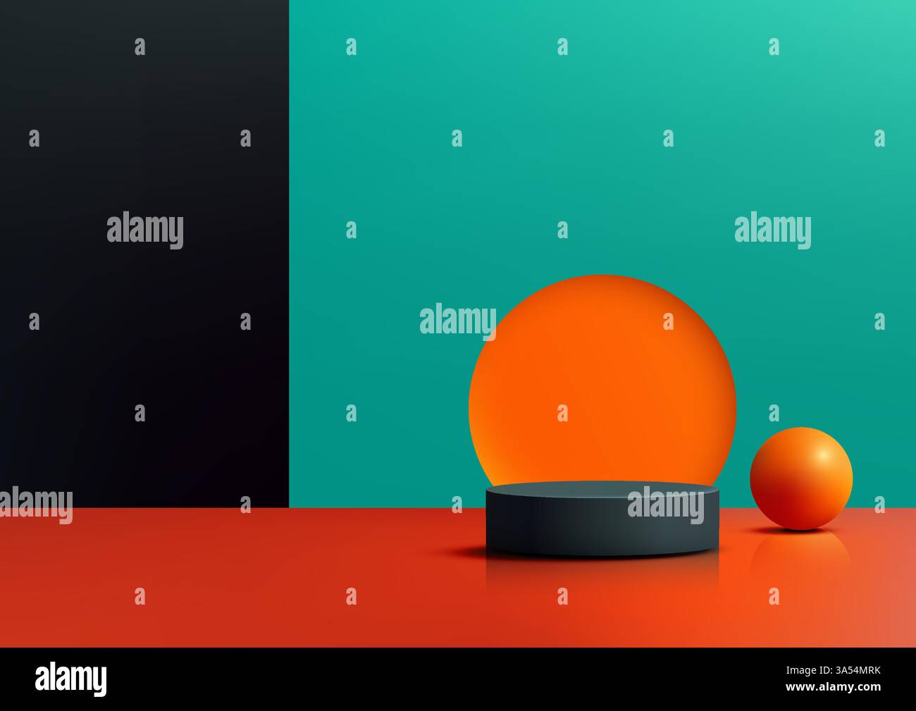 Cylindrical podium Stock Vector Images - Alamy