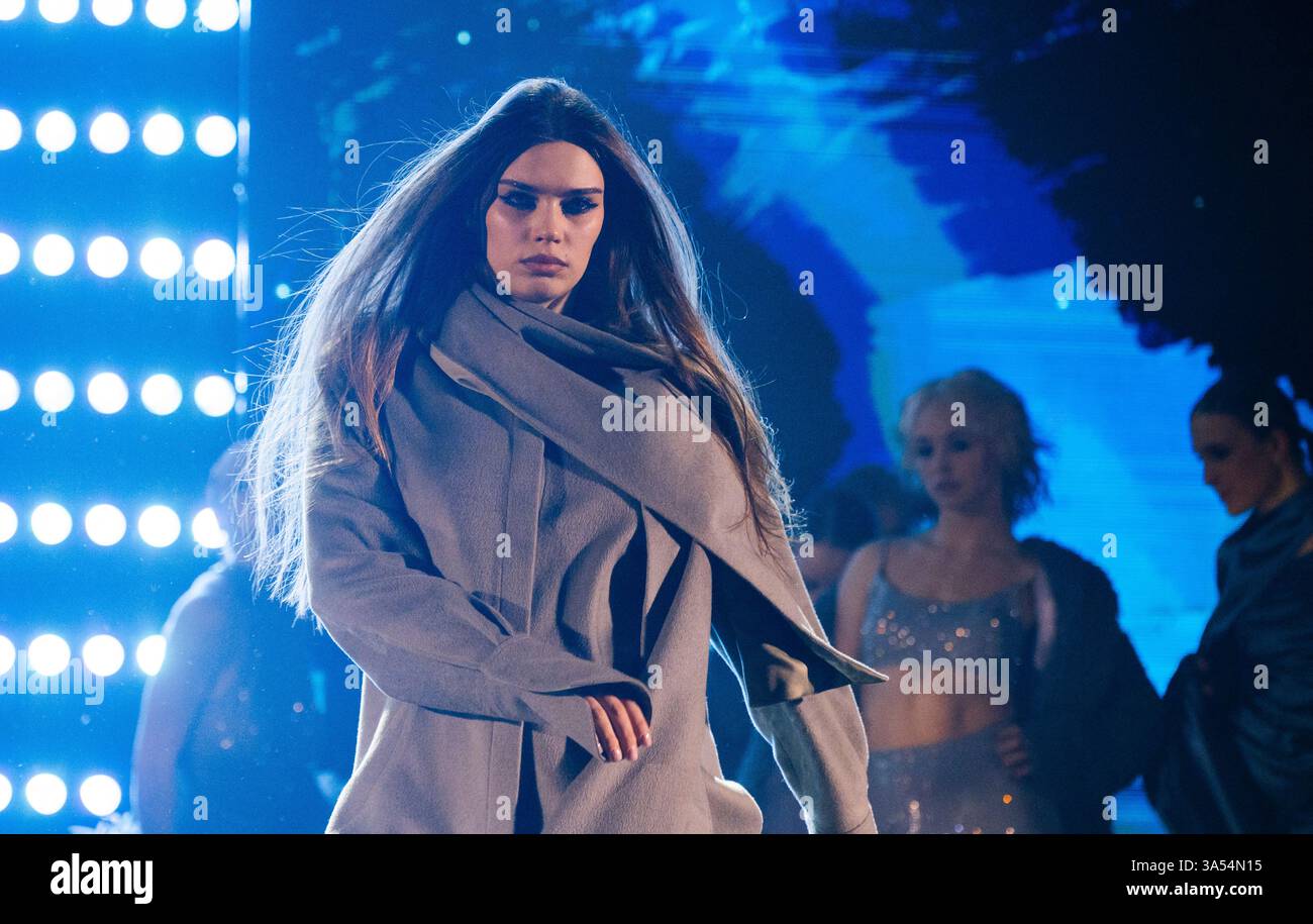 Kyiv, Ukraine - 17th February, 2025. Gasanova fashion show captivates ...