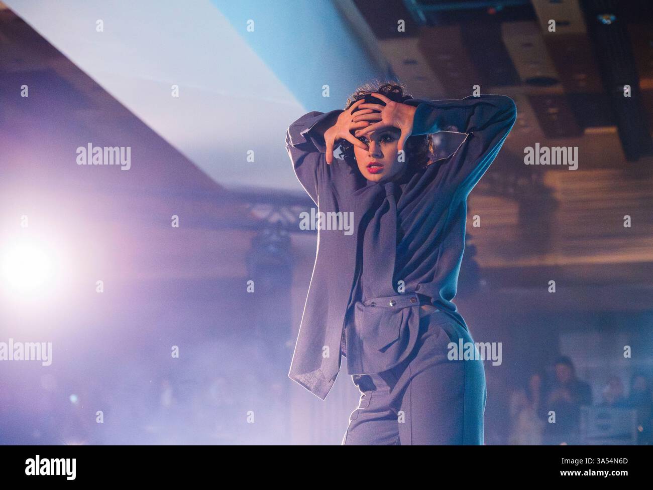 Kyiv, Ukraine - 17th February, 2025. Gasanova's fashion show captivates ...