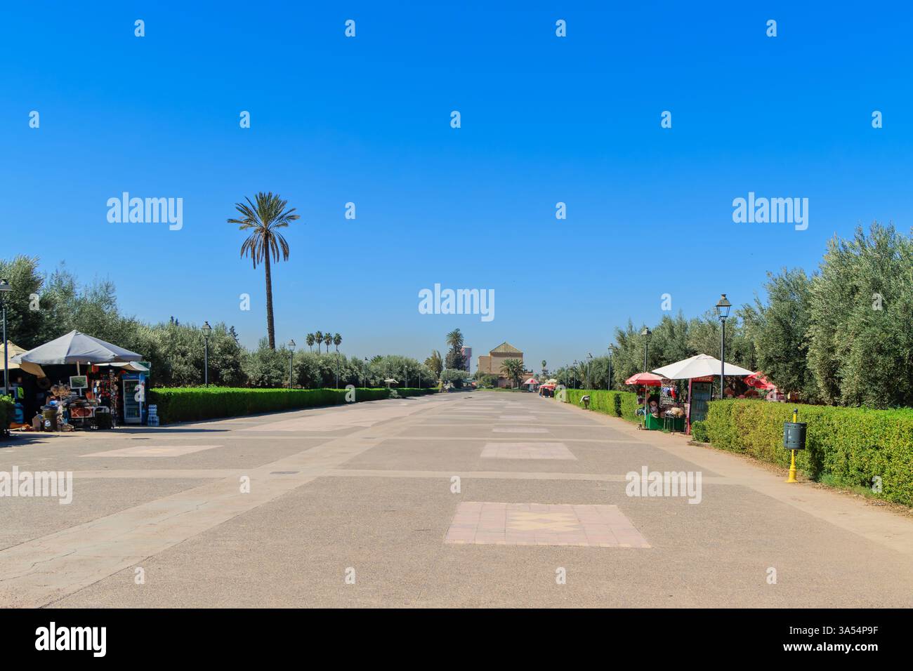 The menara garden hi-res stock photography and images - Alamy