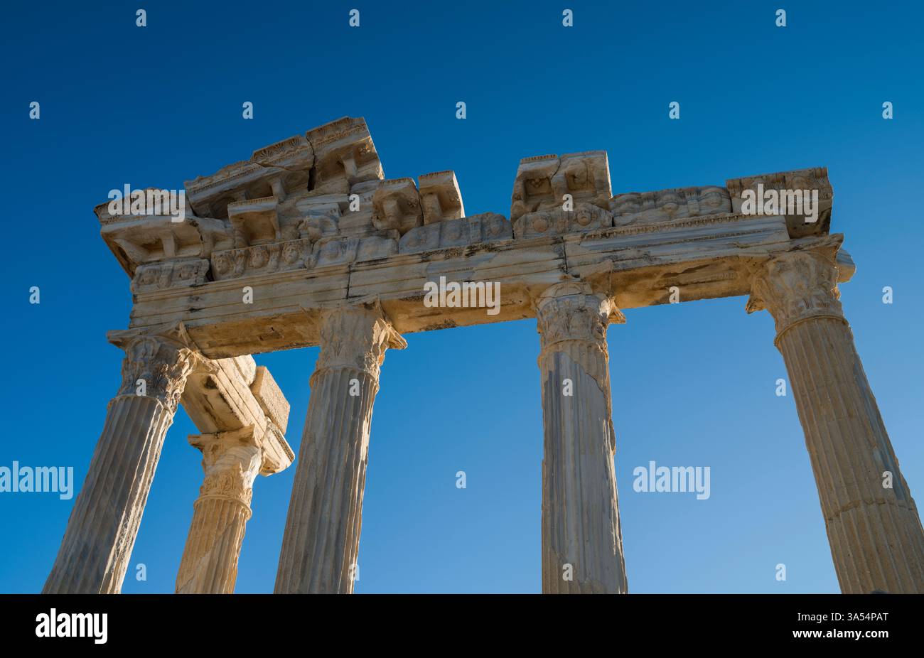 Stunning view of the ruins of the Temple of Apollo in Side ...