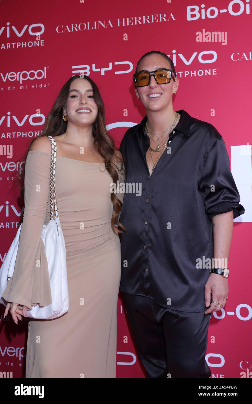Sofia Alva and Dan Haddad attend the pink carpet for 31 Mujeres que Amamos (31 Women We Love) by ...