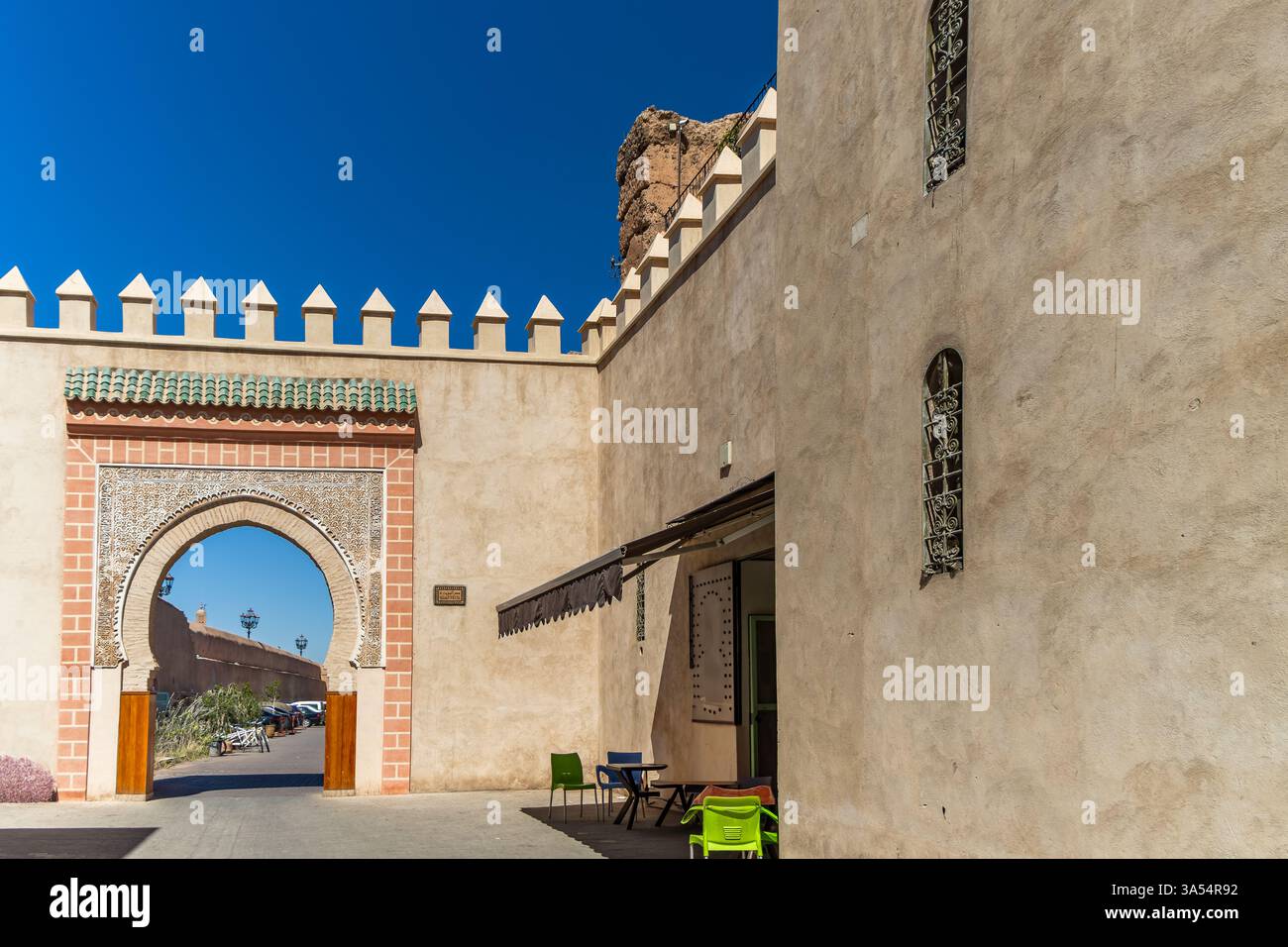 Marrakesh, Morocco. The Medina. Bab Agnaou Passage. Streets of the ...