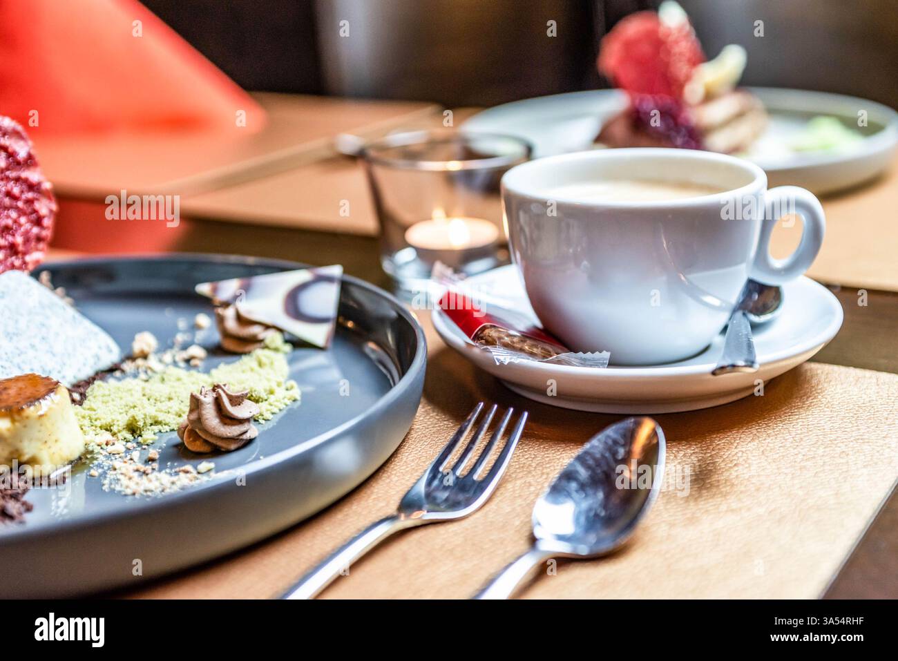 Haute cuisine gourmet and deluxe dessert fine sugar sweet art for ...
