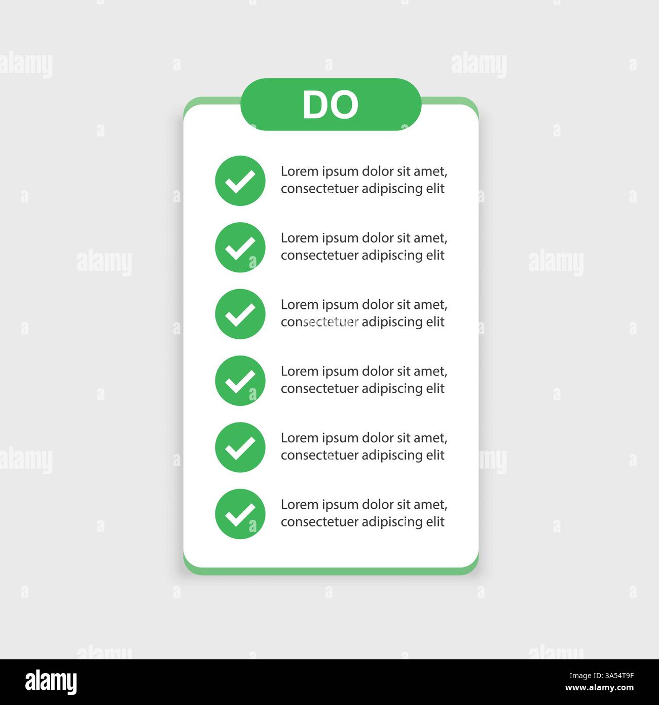 To do list or planning icon in flat style. Paper sheet with clipboard ...