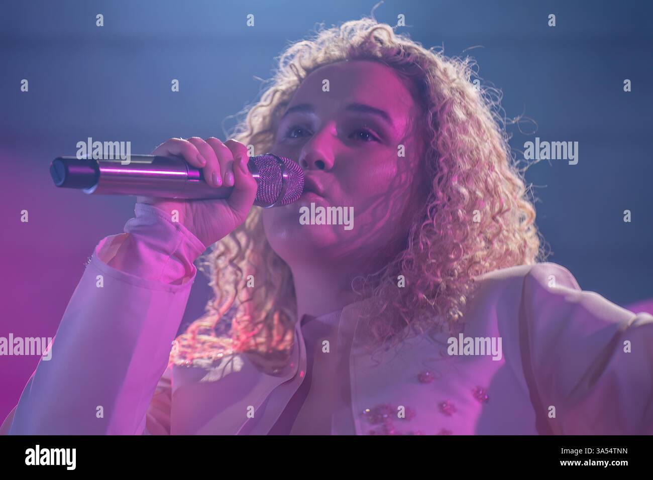 Bergen, Norway. 20th, March 2025. The Norwegian singer and songwriter ...