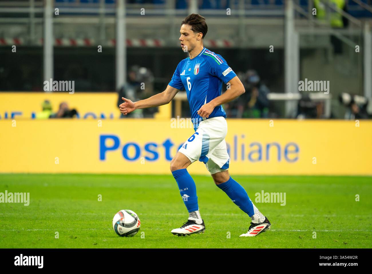 Italy vs Germany - Nations League Quarter Final, first round; San Siro ...
