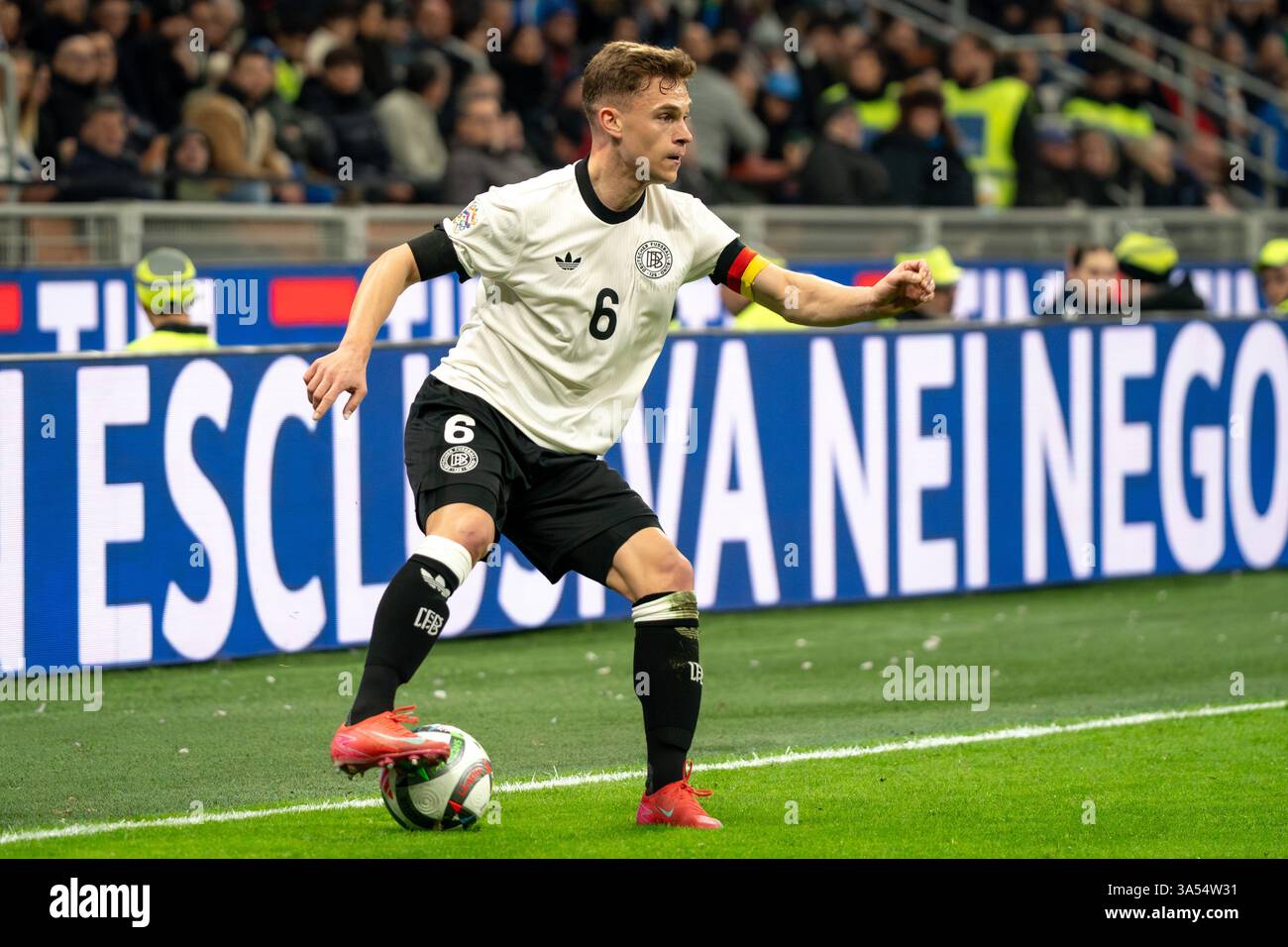 Italy vs Germany - Nations League Quarter Final, first round; San Siro ...