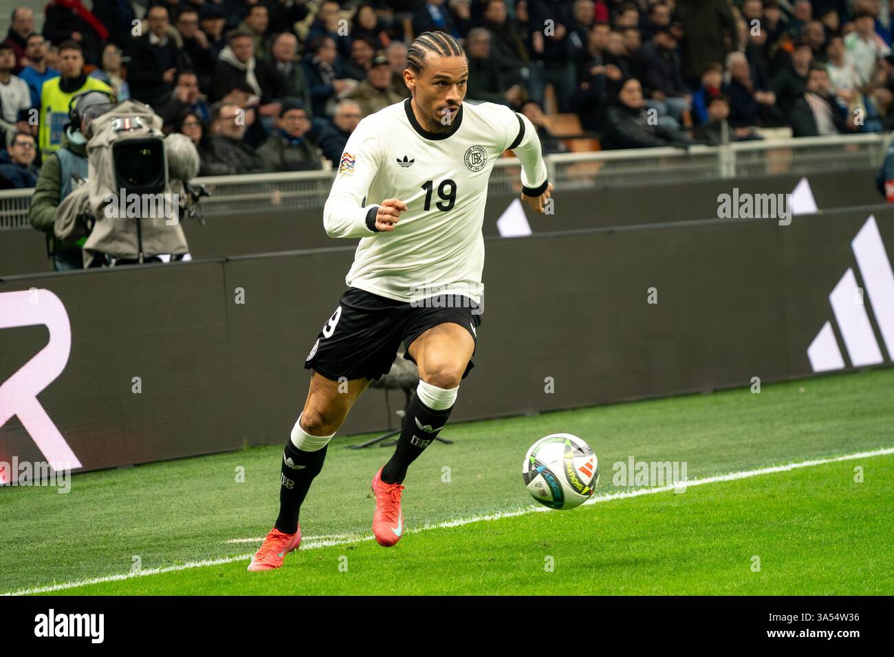 Italy vs Germany - Nations League Quarter Final, first round; San Siro ...