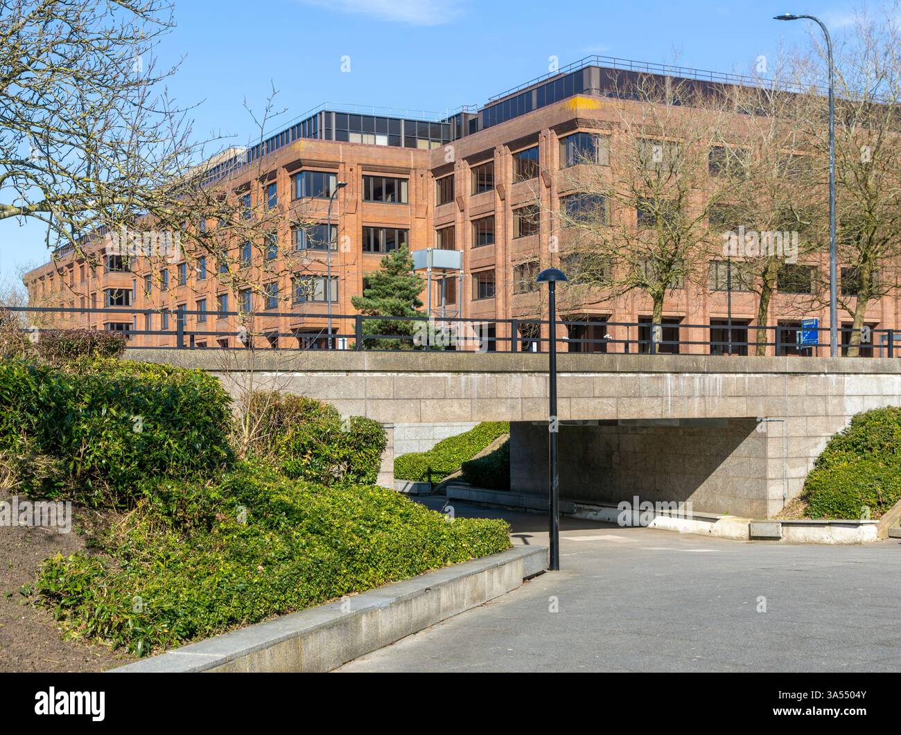 Underpass pedestrian pathway in Milton Keynes Central, Buckinghamshire ...