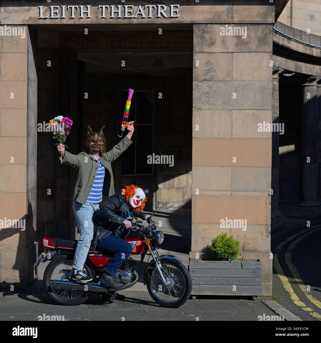Edinburgh, Scotland. Teusday 18th March, 2025. The notorious Clown and ...