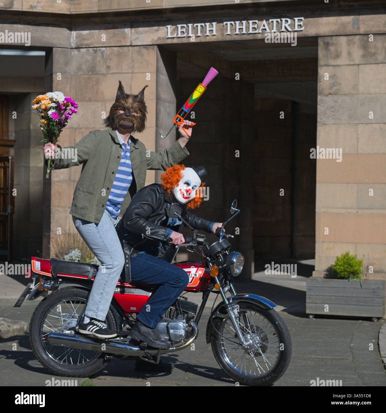 Edinburgh, Scotland. Teusday 18th March, 2025. The notorious Clown and ...