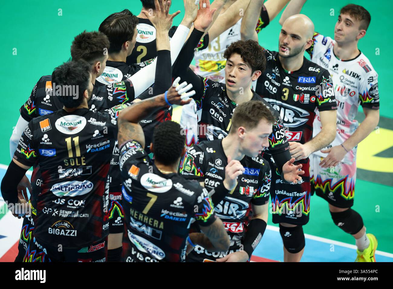 #14 Yuki Ishikawa (Sir Susa Vim Perugia) 23.Feb.2025 Sir Susa Vim Perugia vs Mint Vero Volley ...