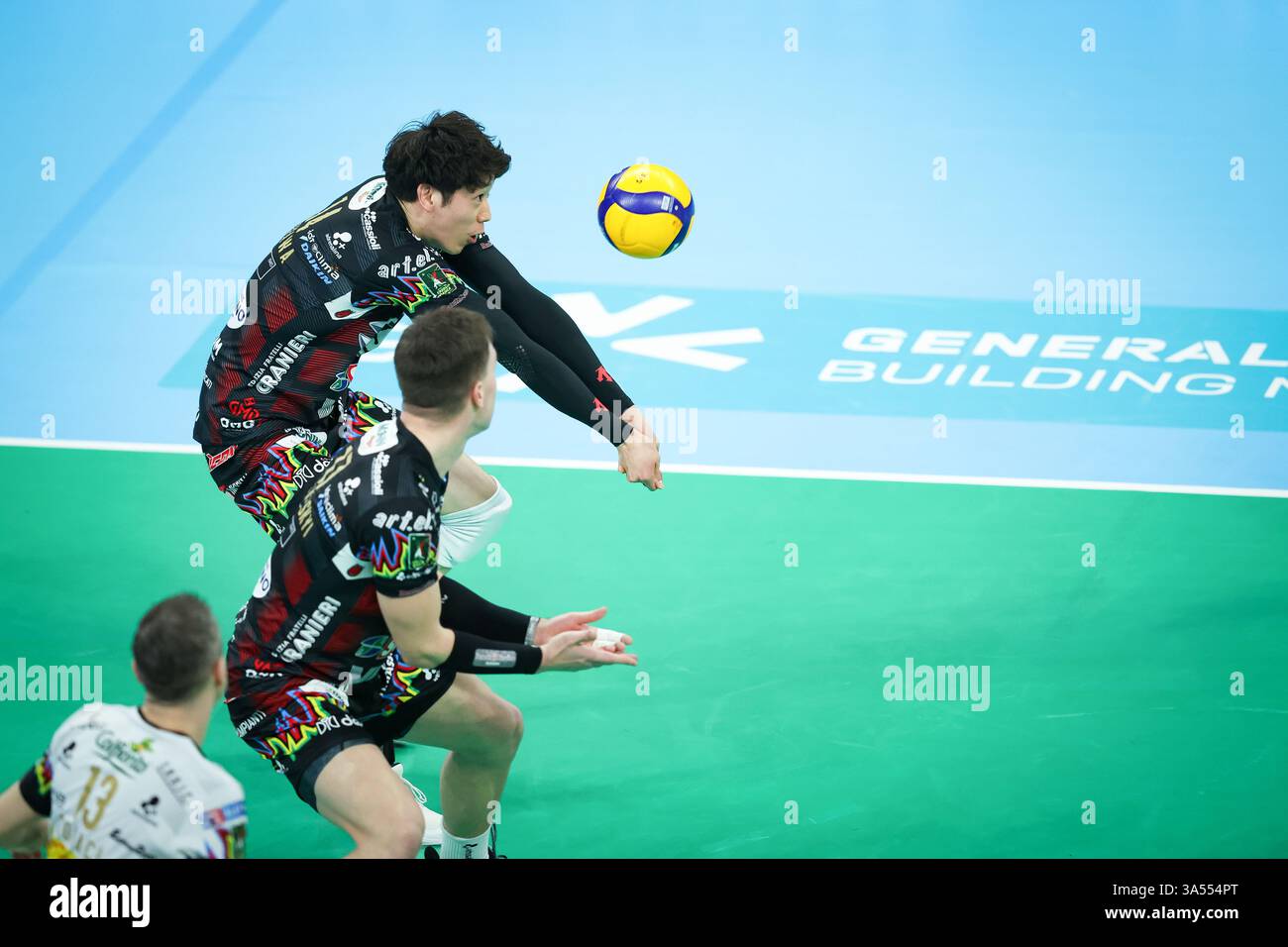 #14 Yuki Ishikawa (Sir Susa Vim Perugia) 23.Feb.2025 Sir Susa Vim Perugia vs Mint Vero Volley ...