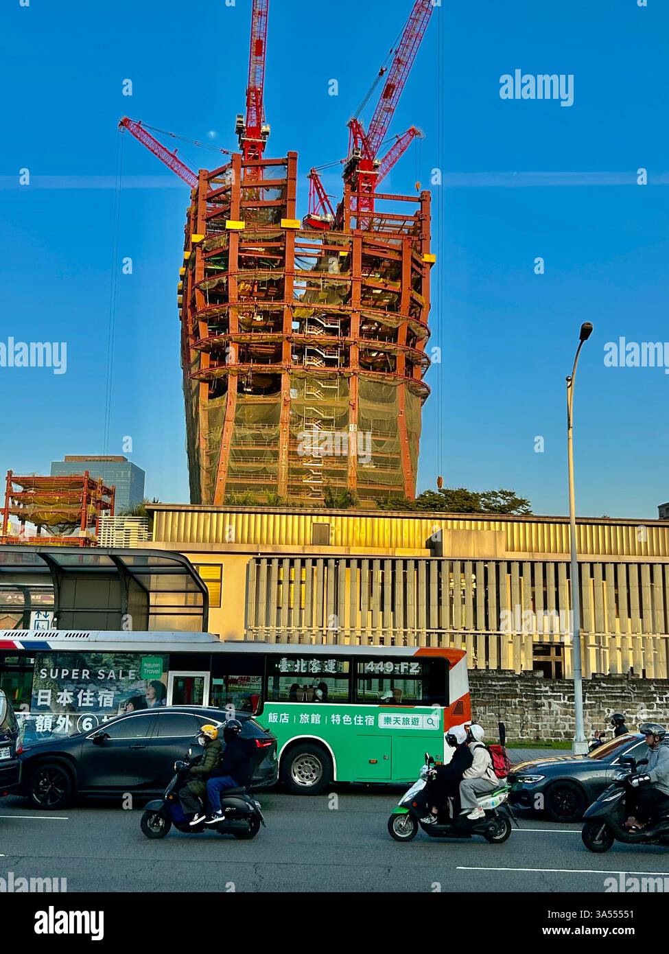 Taipei, Taiwan, Office Building, Modern Architecture, Construction Site ...