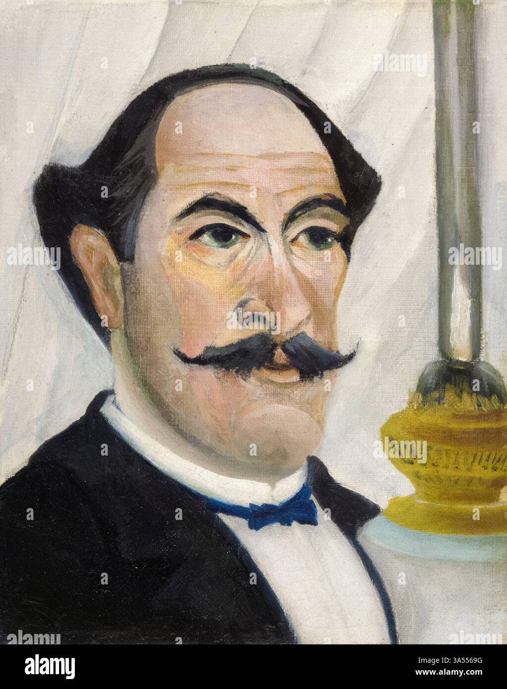 Portrait de l'artiste à la lampe (Portrait of the artist with the lamp ...