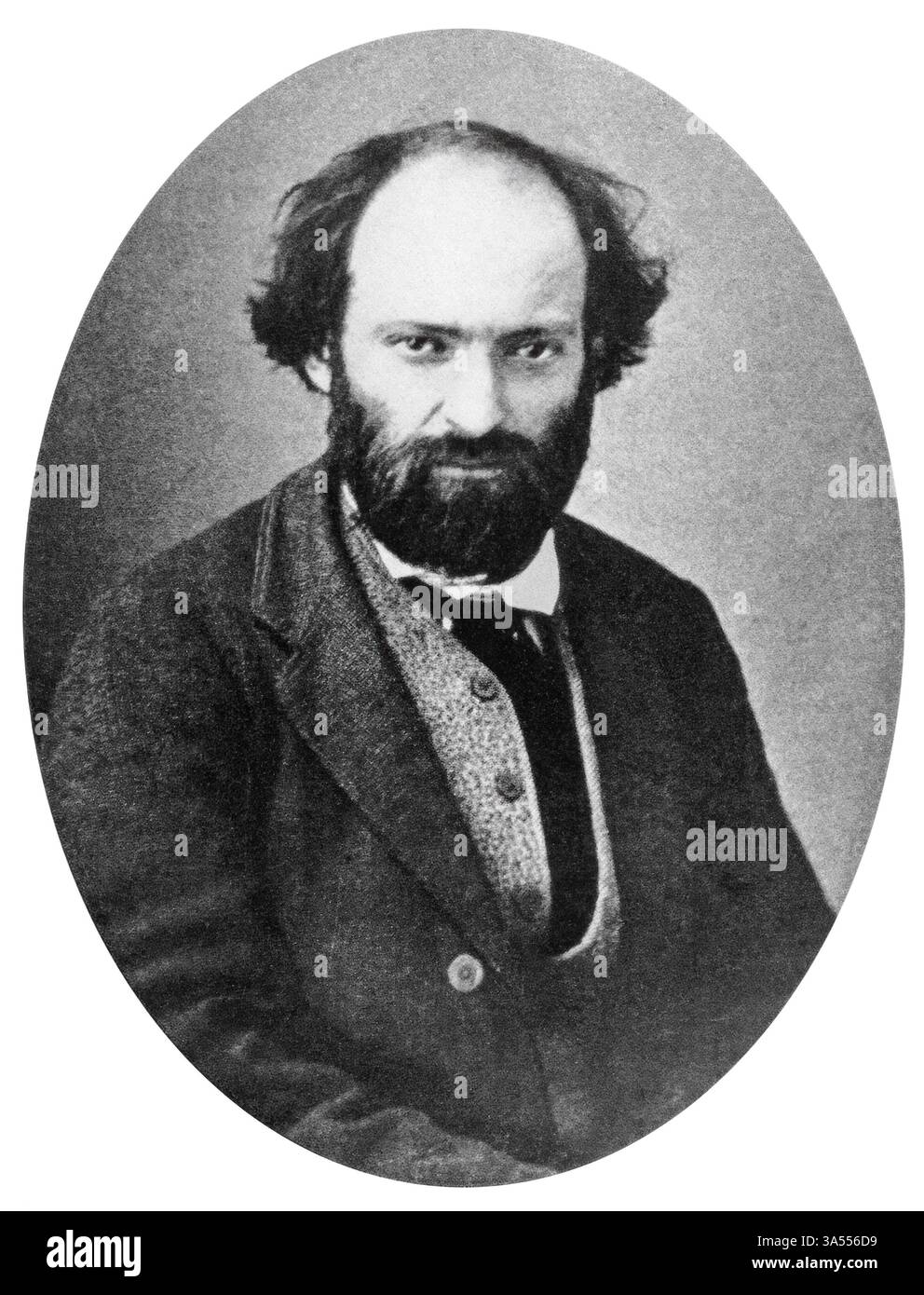 Cézanne. Portrait photograph of the French Post-Impressionist painter ...