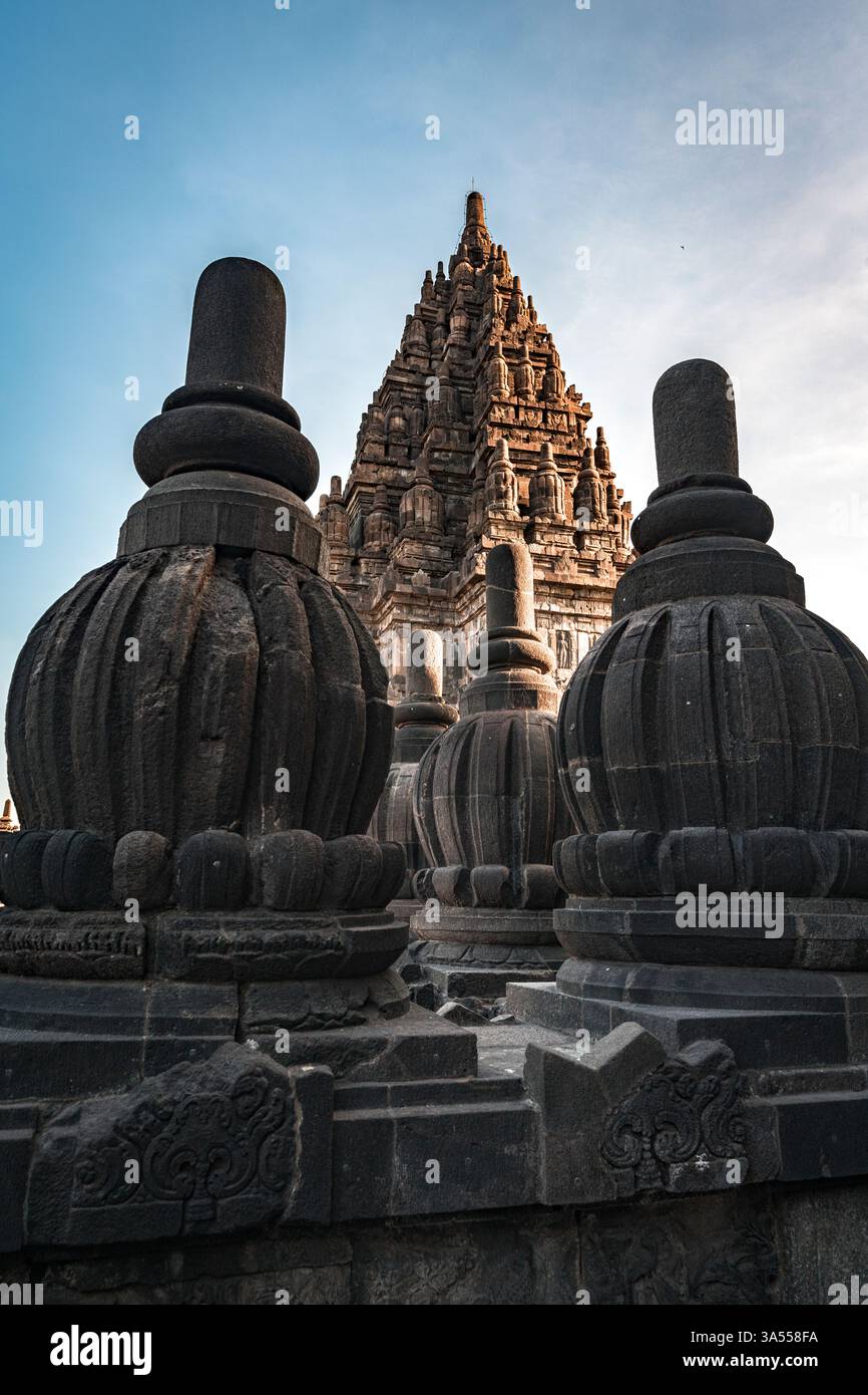 Hindu temple of Prambanan, Java, Indonesia Stock Photo - Alamy