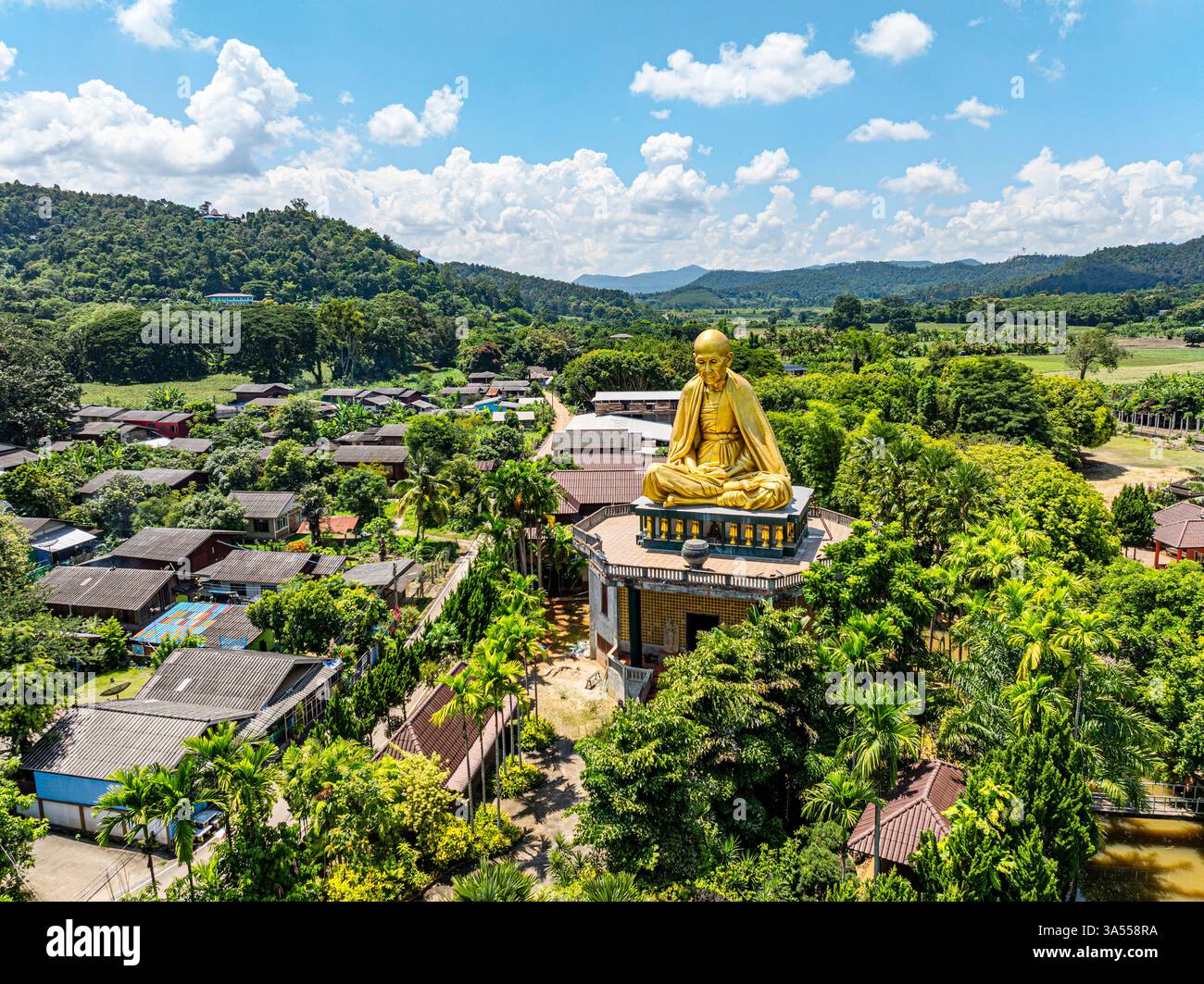 Great Monk Kruba Srivichai, Thailand Stock Photo - Alamy