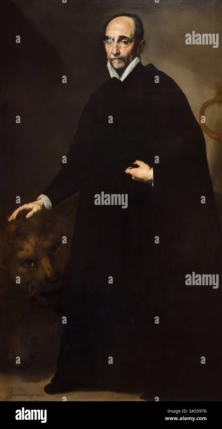 Jusepe de Ribera (1591-1652), Portrait of a Jesuit Missionary, 1638 ...