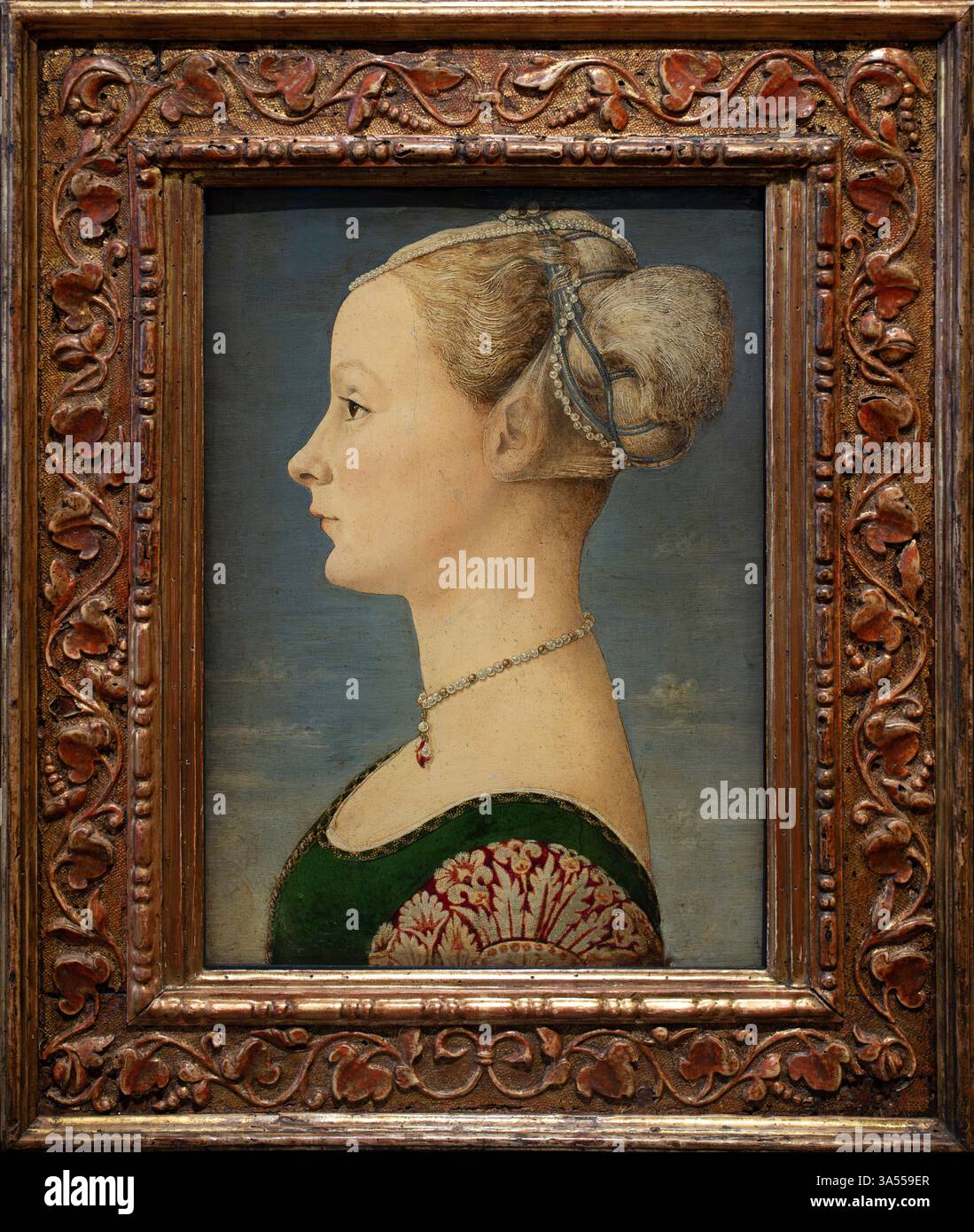 Piero del Pollaiolo (1443 - 1496), Portrait of a Young Lady, ca. 1470 ...