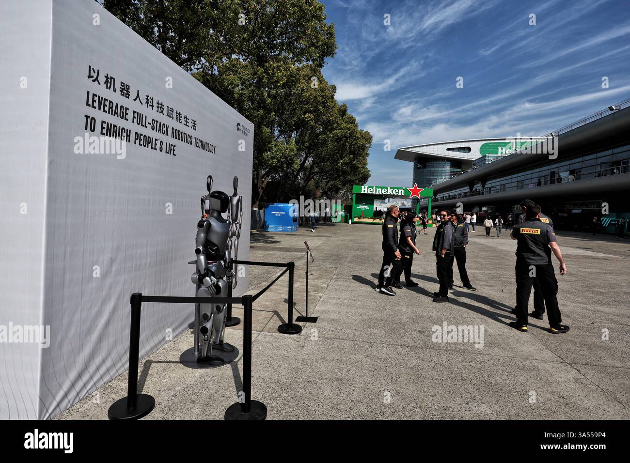 Paddock atmosphere - Robots. 21.03.2025. Formula 1 World Championship ...