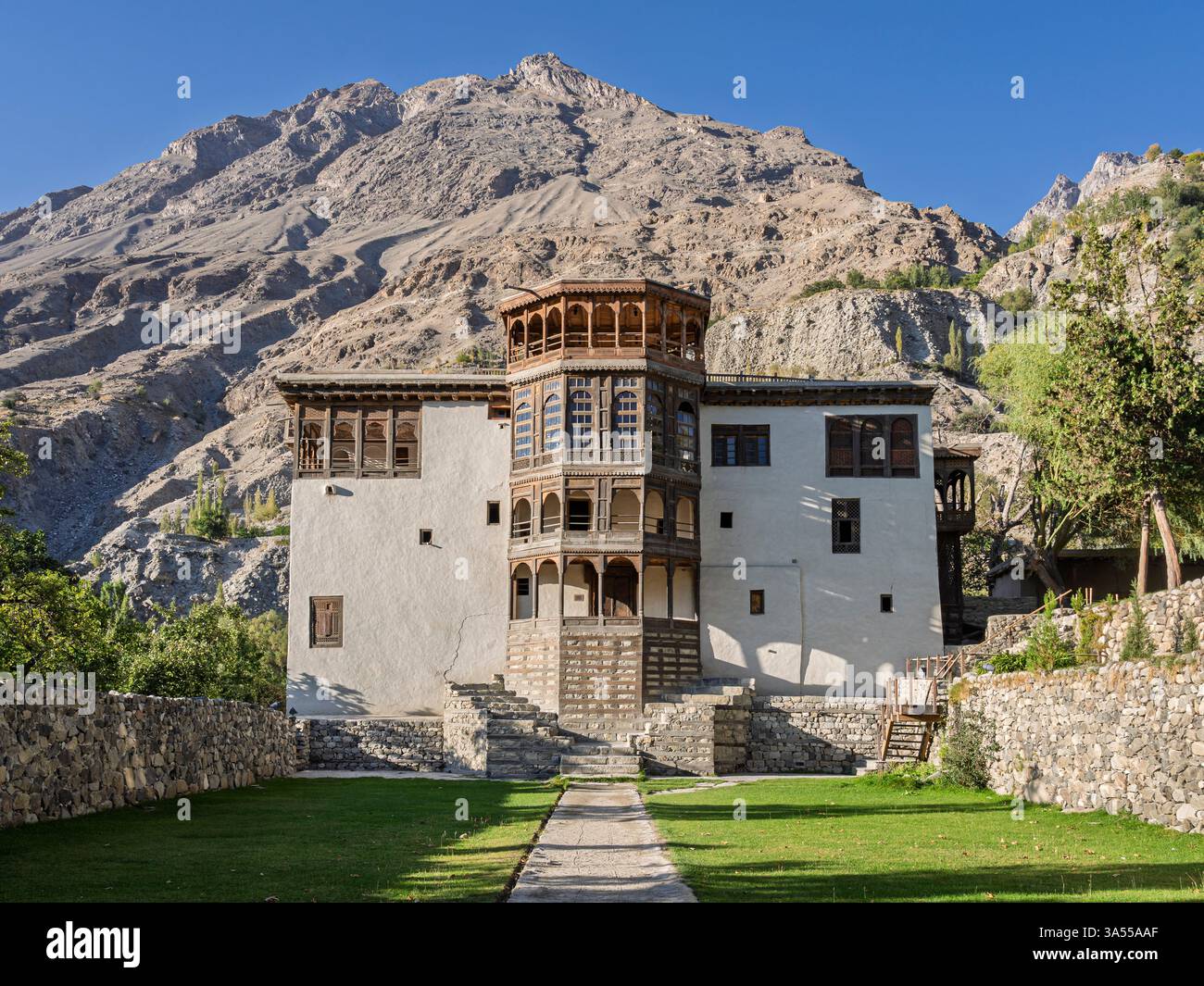 Khaplu, Ghanche, Gilgit-Baltistan, Pakistan - 09 18 2024 : Front view ...