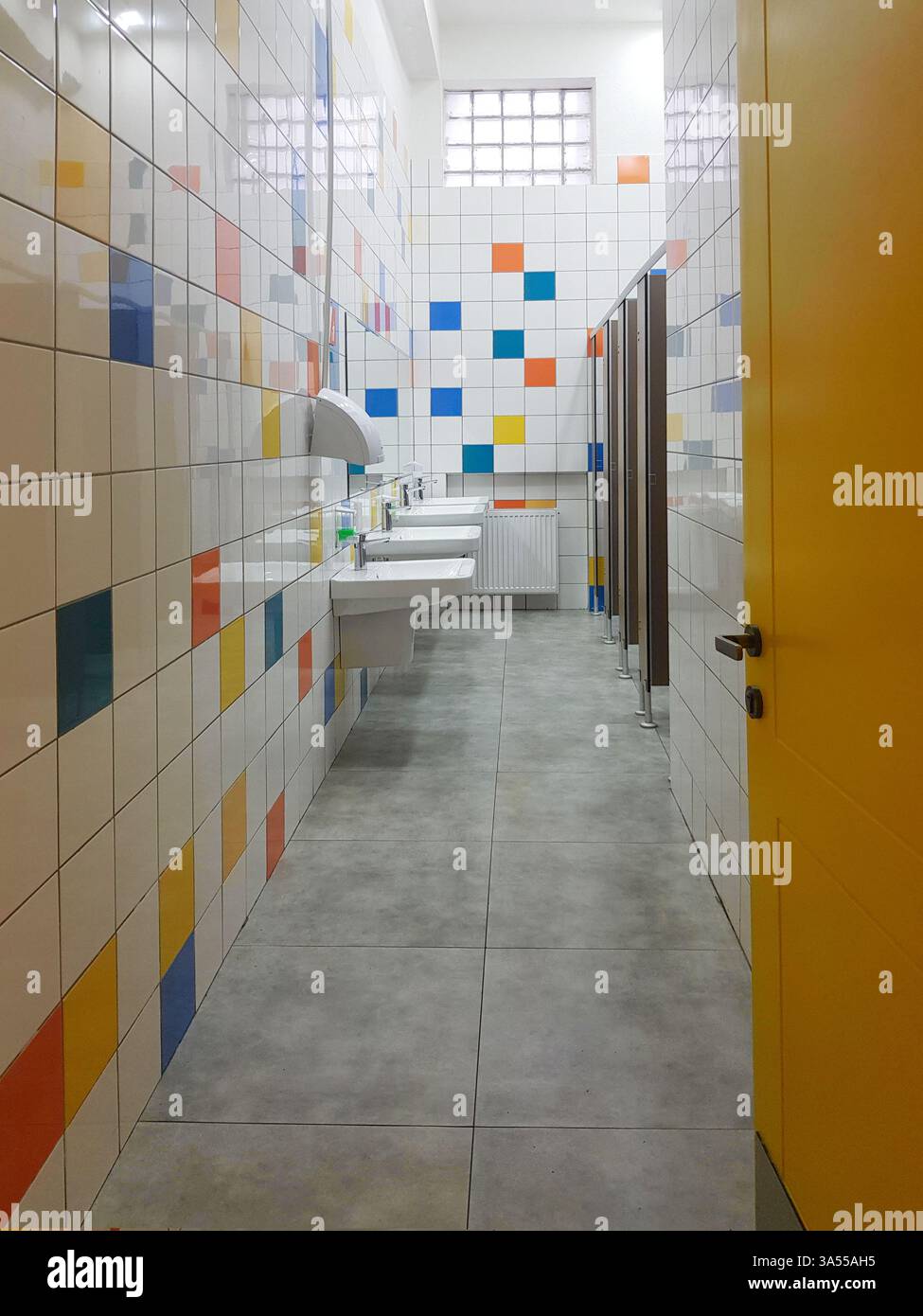 Interior of a clean public toilet Stock Photo - Alamy