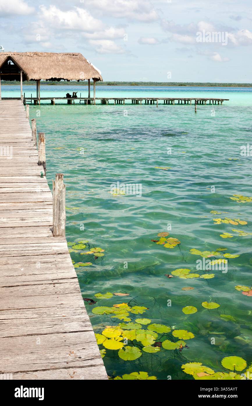 Lagoon seven colors bacalar hi-res stock photography and images - Alamy