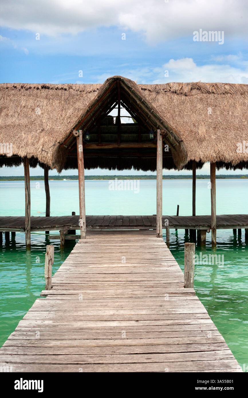 Lagoon seven colors bacalar hi-res stock photography and images - Alamy