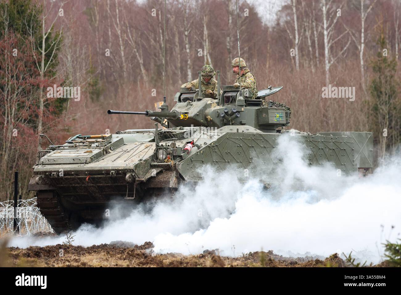 The Prince of Wales, Colonel-in-Chief, Mercian Regiment, onboard a ...