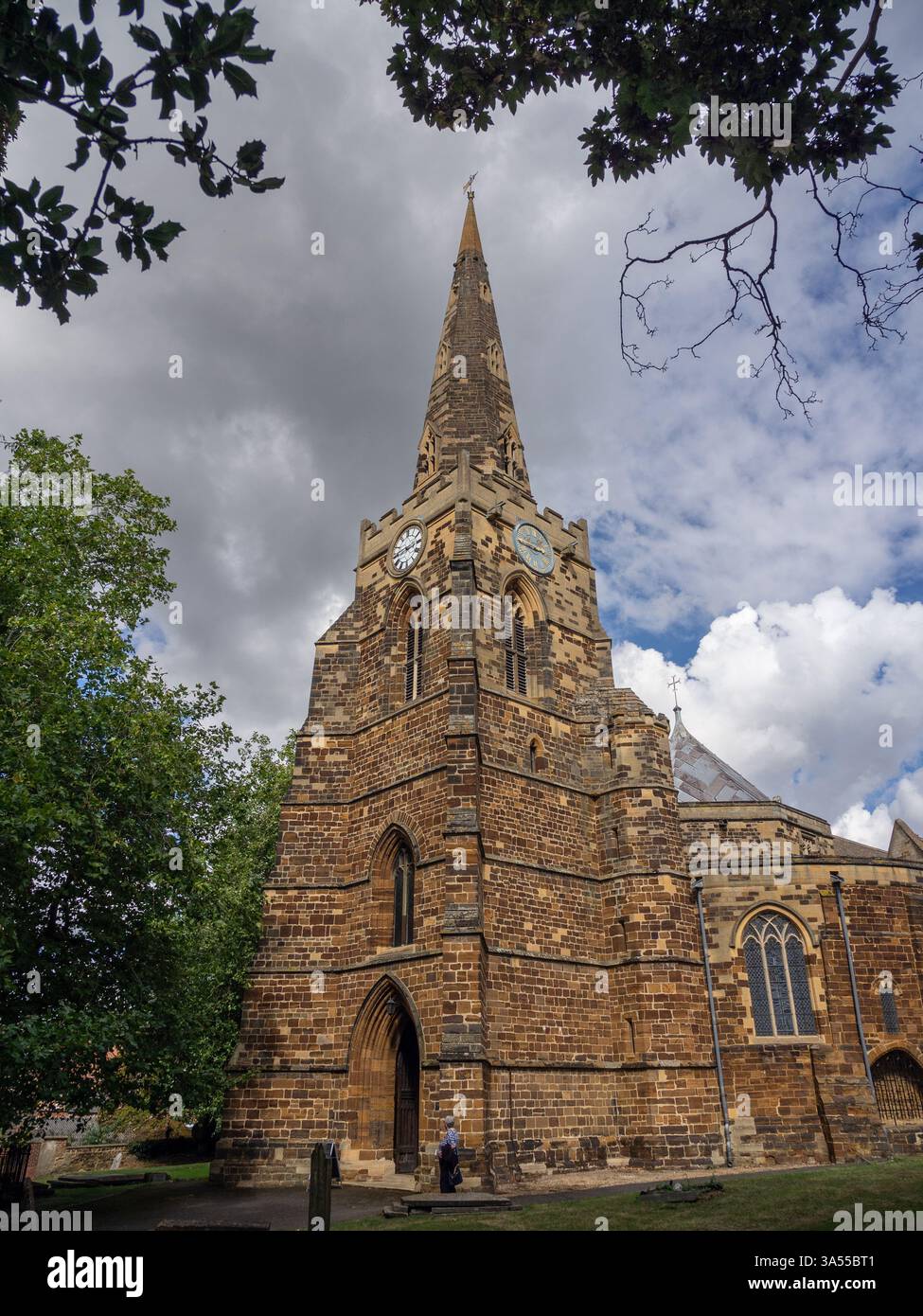 The Church Of The Holy Sepulchre, Northampton, UK; built in 1100 by ...