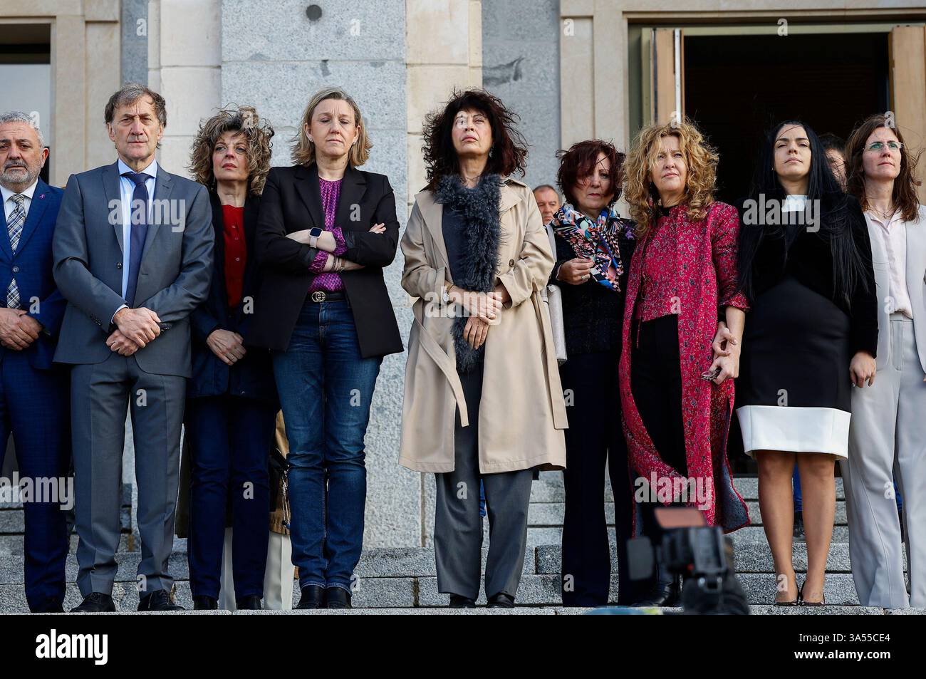 The Minister of Equality, Ana Redondo, attends the media upon her ...