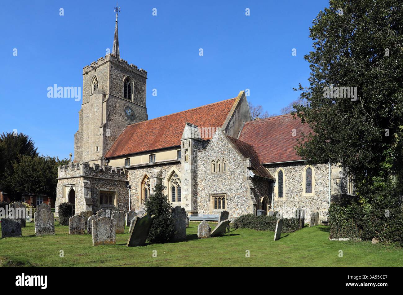 St Mary's Church, Albury, Hertfordshire Stock Photo - Alamy