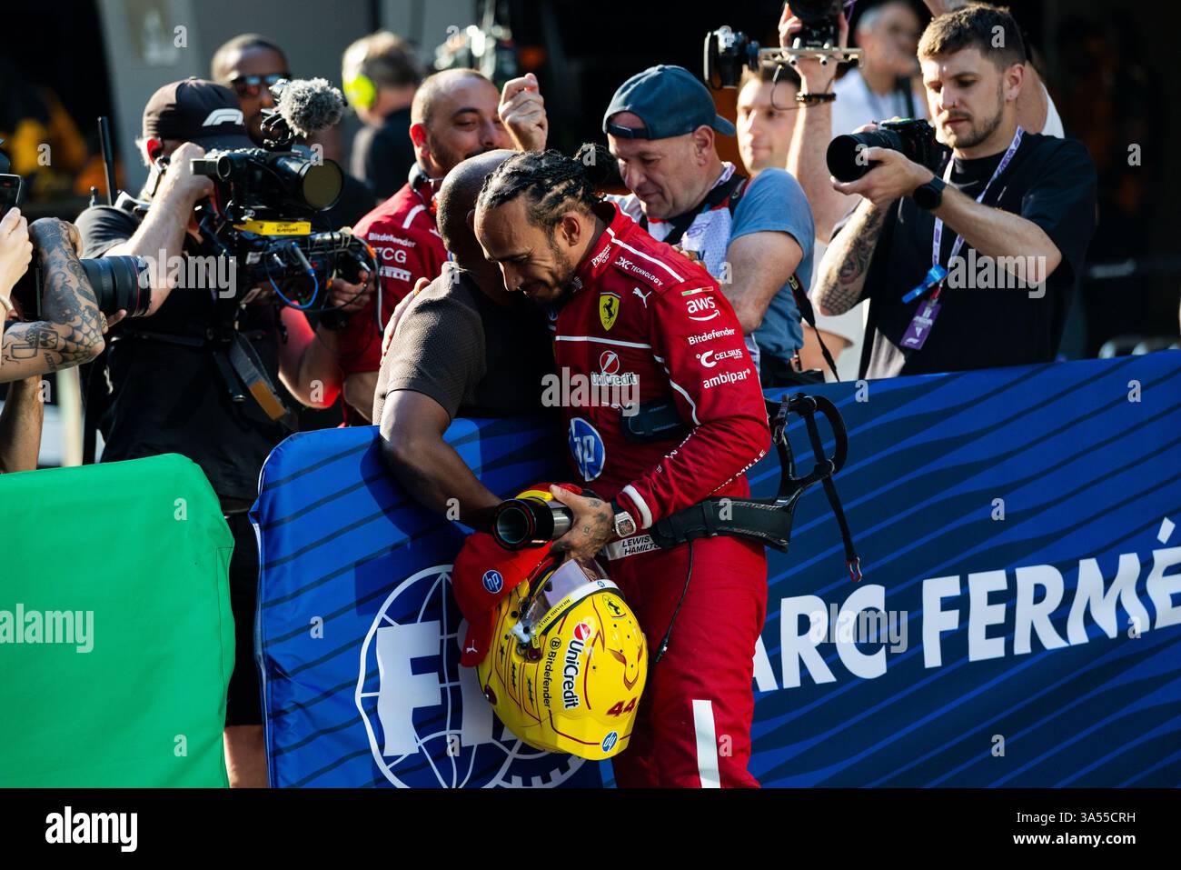 HAMILTON Lewis (gbr), Scuderia Ferrari SF-25, portrait, HAMILTON ...