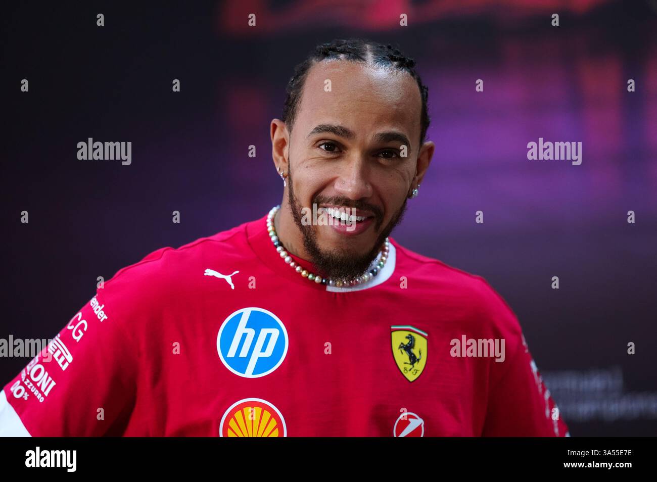 File photo dated 28-02-2025 of a "gobsmacked" Lewis Hamilton who said ...