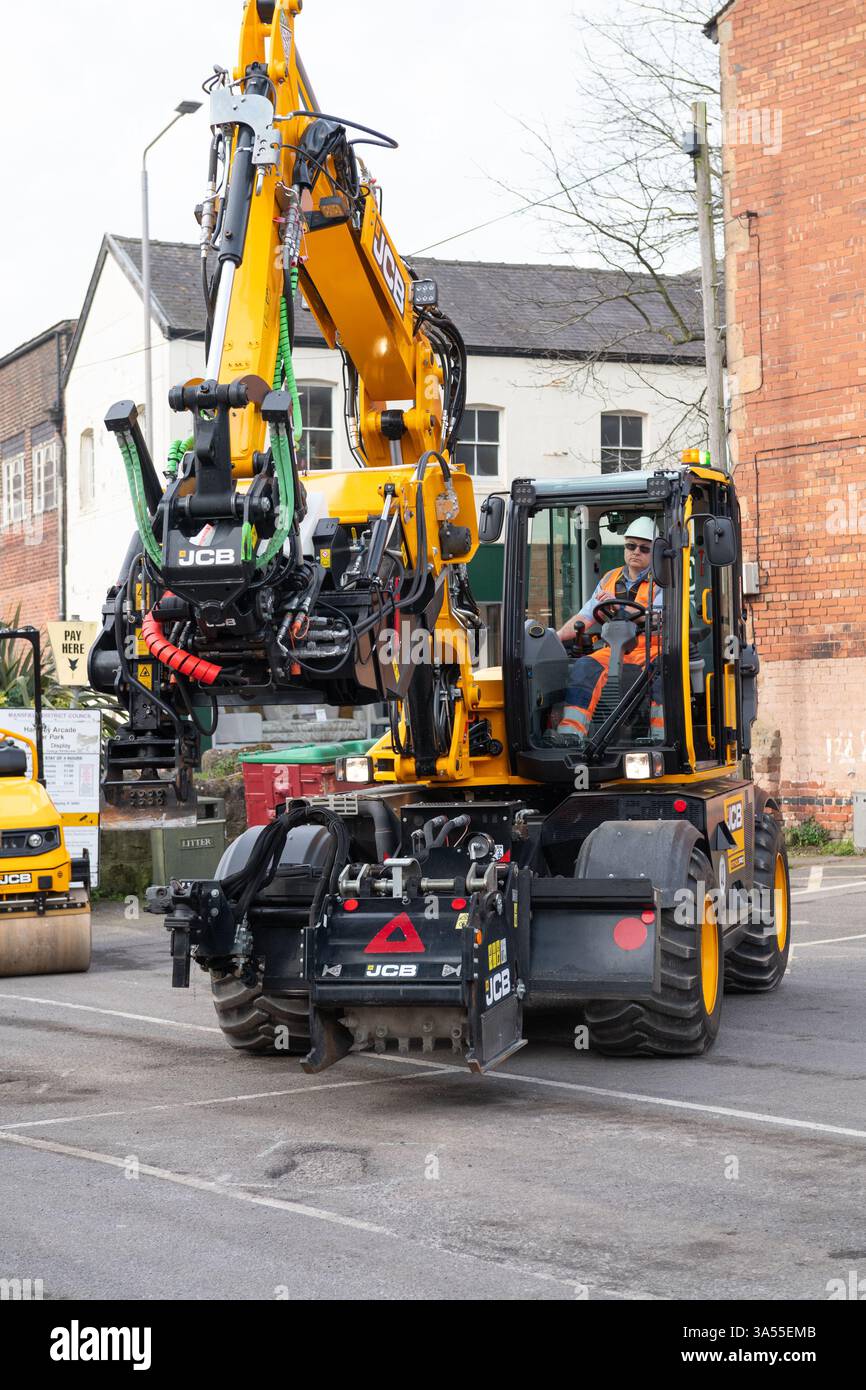 Mansfield town centre, Mansfield, Nottinghamshire, England, UK. 21st ...