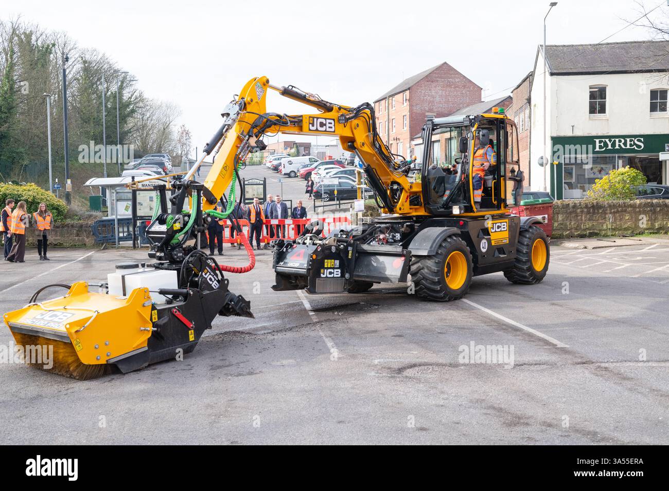 Mansfield town centre, Mansfield, Nottinghamshire, England, UK. 21st ...