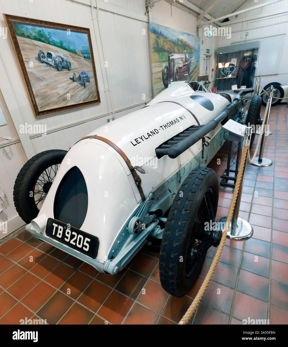View of the exact tool room recreation of Parry Thomas's Leyland Thomas ...