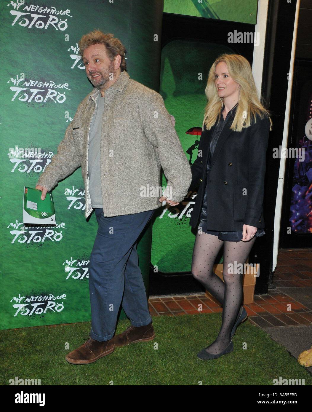 Michael Sheen and Anna Lundberg at the "My Neighbour Totoro" play press ...