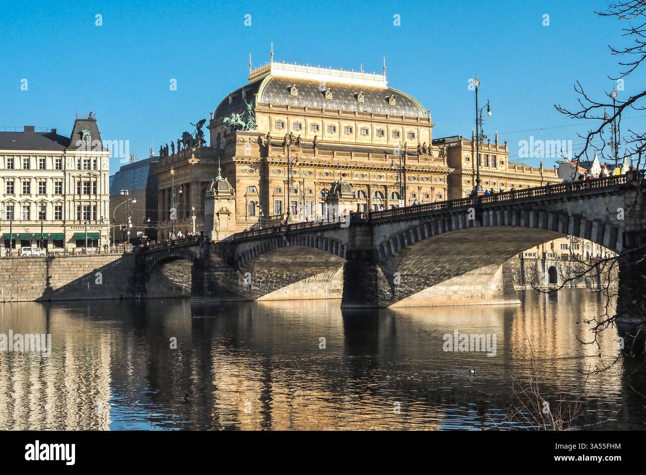 National Theatre Historical Building in Prague, Czech Republic ...