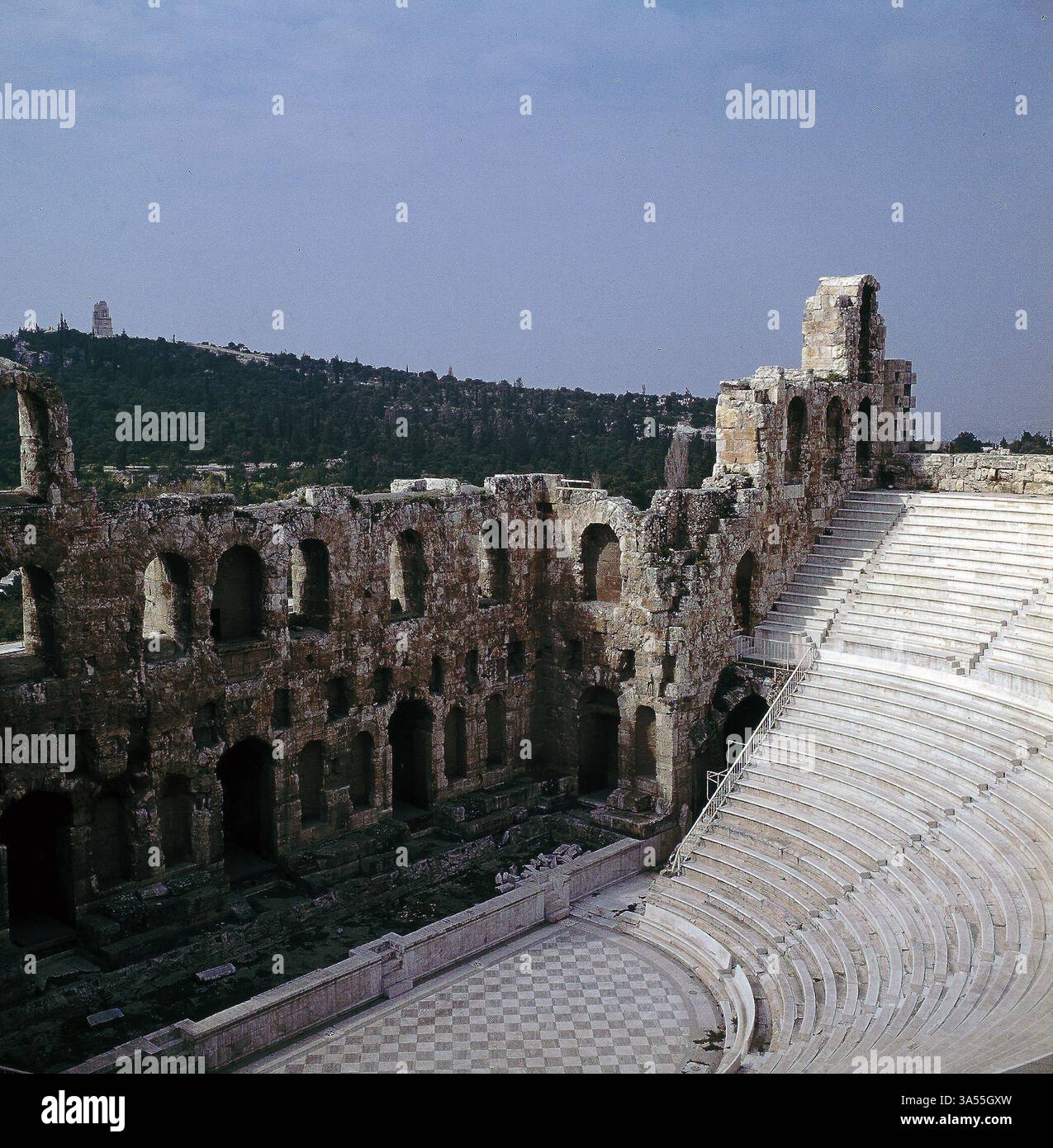 The W H Woodroffe Collection; Location; Greece; The Herodes Attocis Theatre in Athens Stock ...