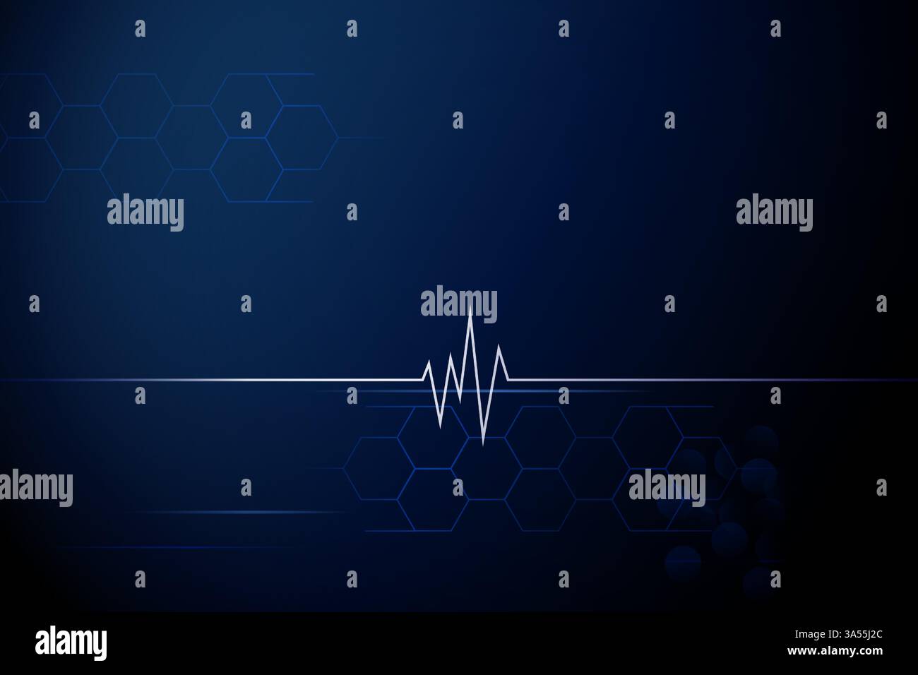 illustration of modern medical science background template for Cover ...