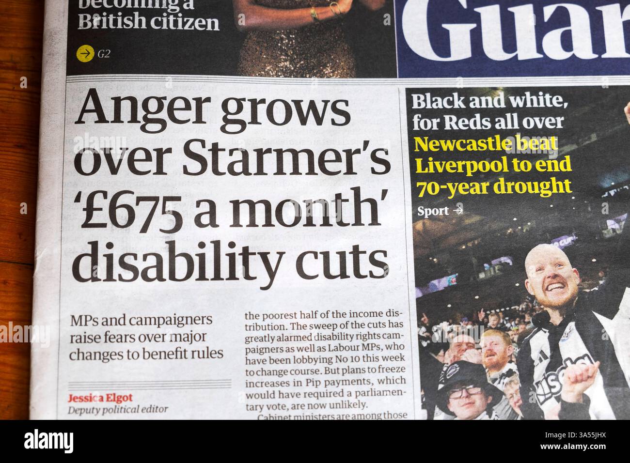 'Anger grows over (Keir) Starmer 's ' £675 a month' disability cuts ...