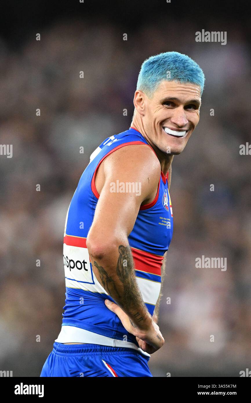 Rory Lobb of Western Bulldogs looks on during the AFL Round 2 match ...